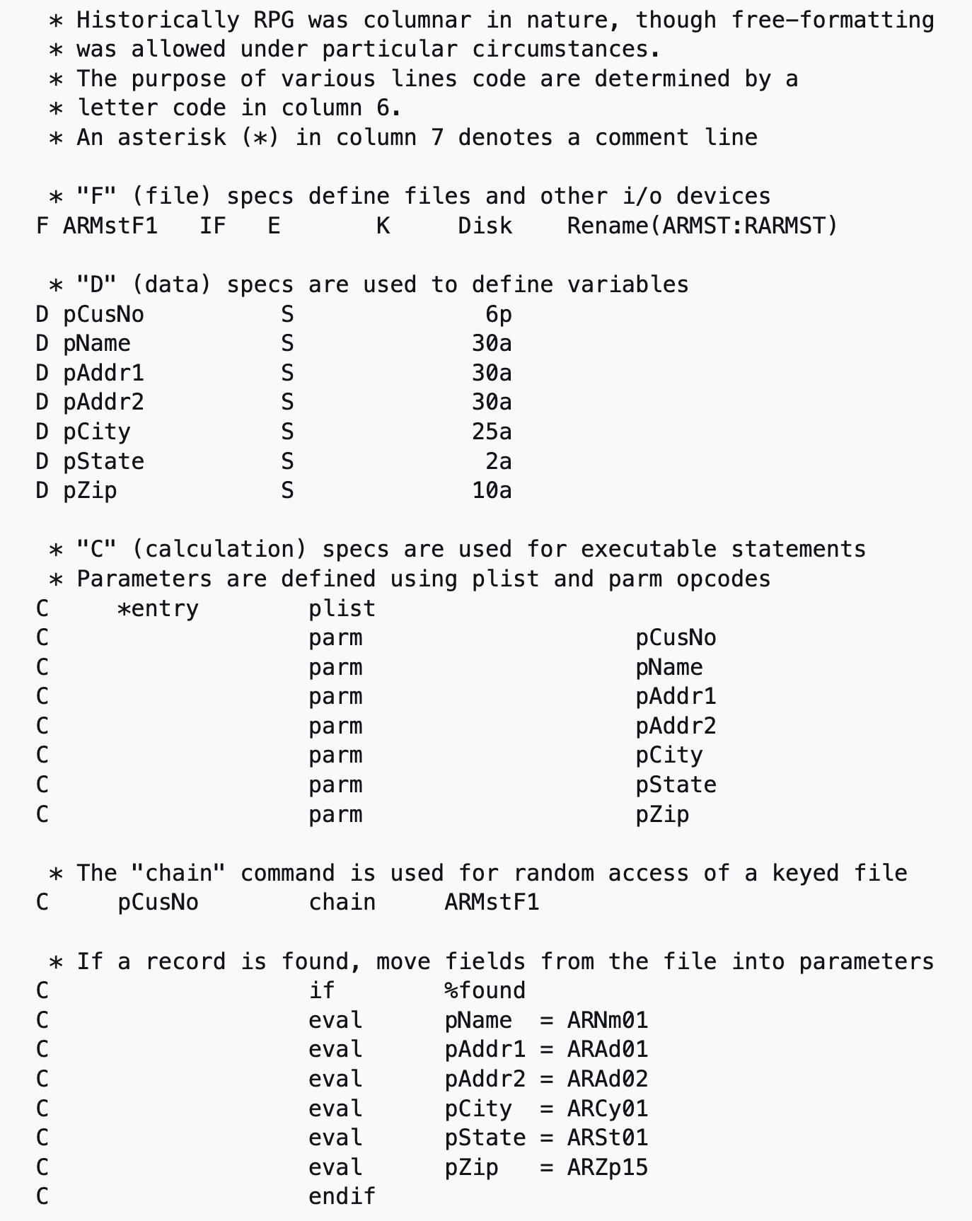 RPG Code - why Merisis still work with it.